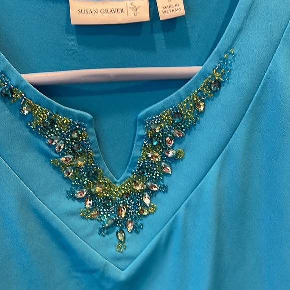 Susan Graver | Tops | Womens Medium Susan Graver Vintage Small Top ...